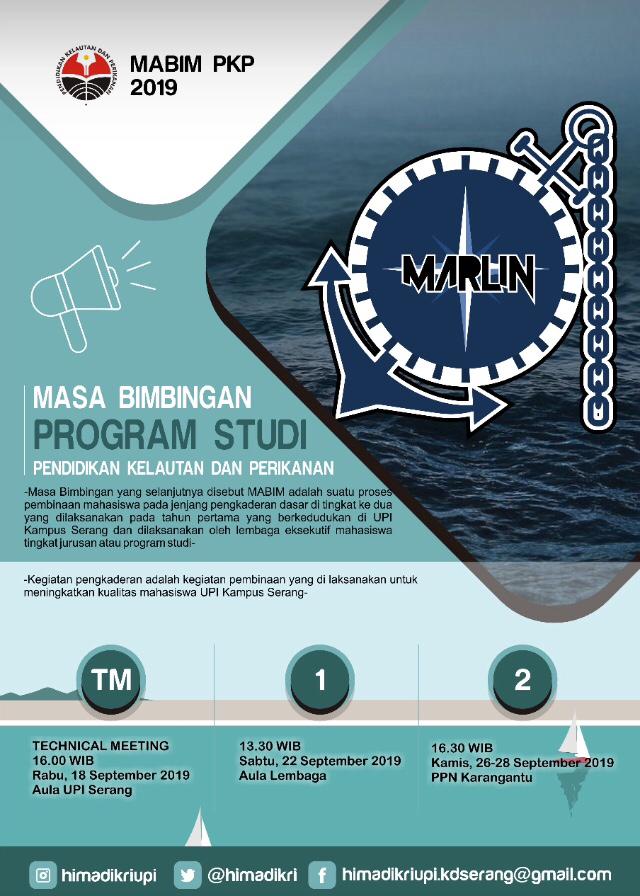 Masa Bimbingan (Mabim) Mahasiswa PKP 2019 “MARLIN” – Pendidikan ...